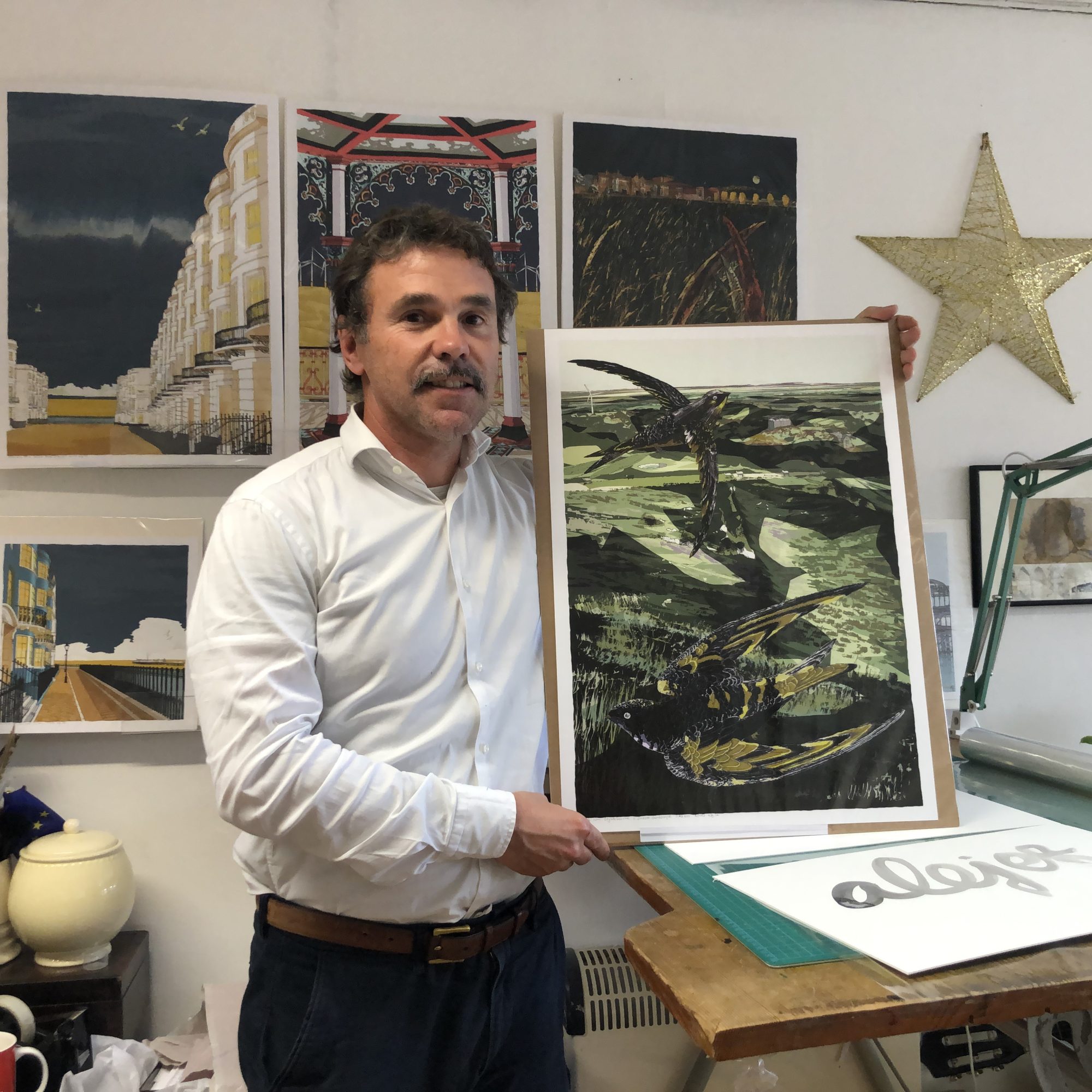 Alej ez tells us about his life, art and newly renovated home ...